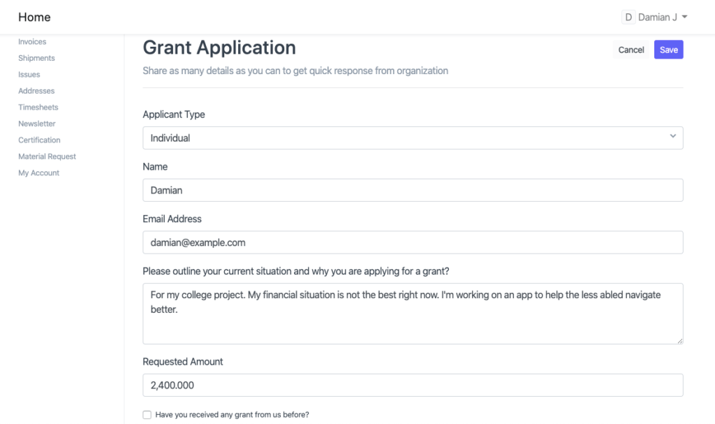 Non Profit – ERP Sumo